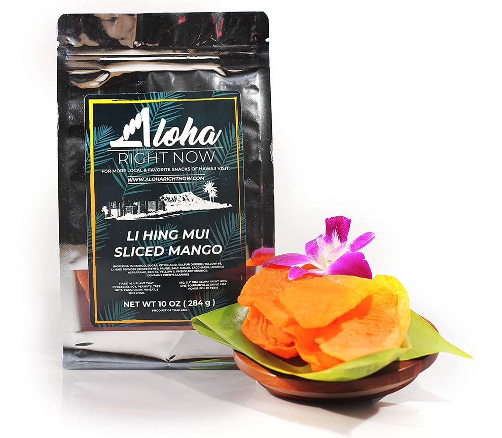 Aloha Right Now Premium Dried Li Hing Mango Slices | 1 lb 16 oz